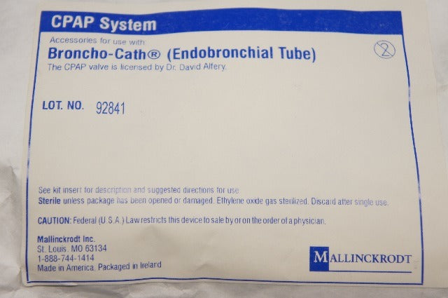 Mallinckrodt Broncho-Cath CPAP System – Imedicsales