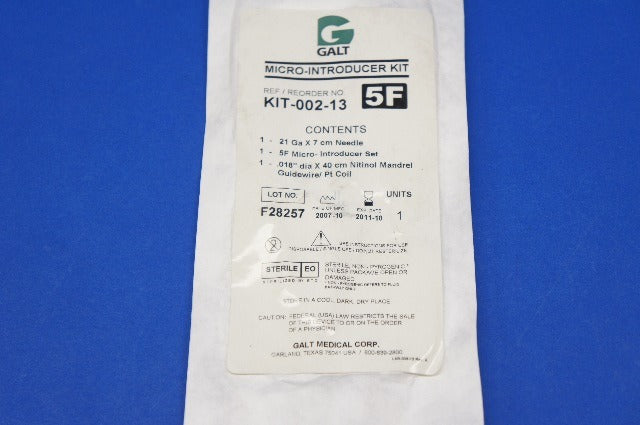 Galt KIT-002-13 Micro-Introducer Kit 5F (x) – Imedicsales