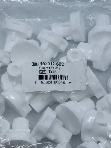DeVilbiss 3655D-602 Air Inlet Filter For Pulmo-Aide 3655D ~ Pack of 25 ...