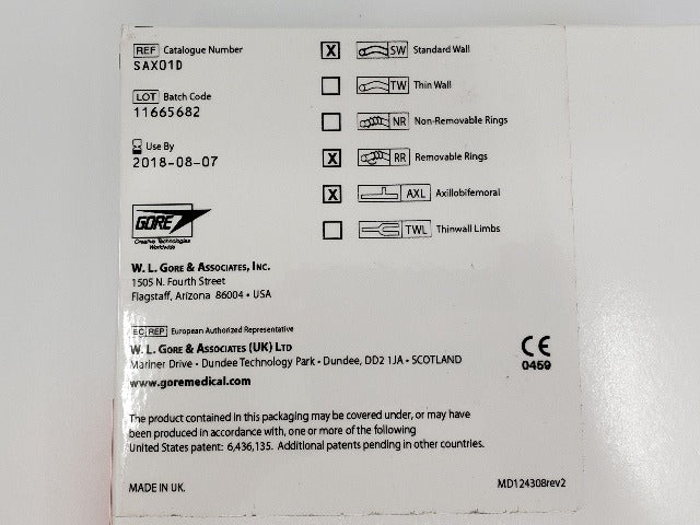 Gore SAX01D GORE-TEX Stretch Vascular Graft (x) – Imedicsales