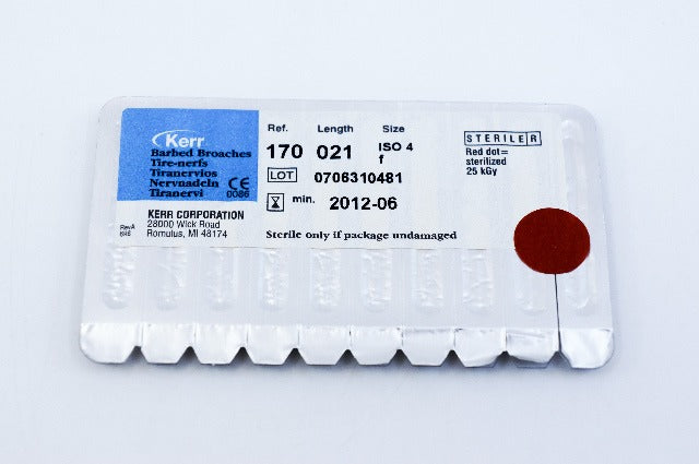 SDS Kerr Barbed Broaches ~ Pack of 30 – Imedicsales