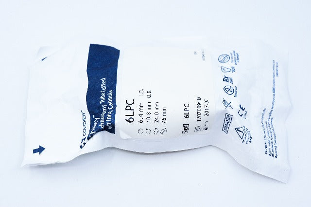 Covidien 6LPC Tracheostomy Tube Cuffed with Inner Cannula 6.4mm x 10.8 ...