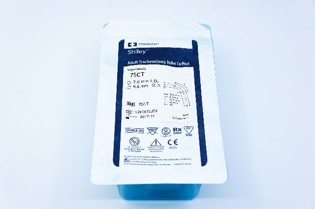 Covidien 7SCT Shiley Adult Tracheostomy Tube Cuffed 7.0mm x 9.6mm (x ...