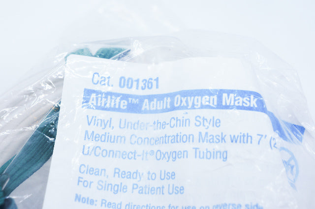 Cardinal Health 001361 Airlife Adult Oxygen Mask Vinyl – Imedicsales