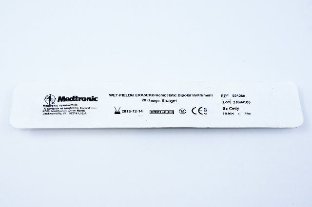 Medtronic 221260 WET-FIELD ERASER Hemostatic Bipolar Instrument 20Ga ...