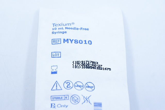 Carefusion MY8010 Texium Needle-Free Syringe 10mL – Imedicsales
