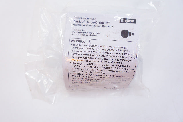 Ambu 000172002 TubeCheck-B Esophageal Intubation Detector – Imedicsales