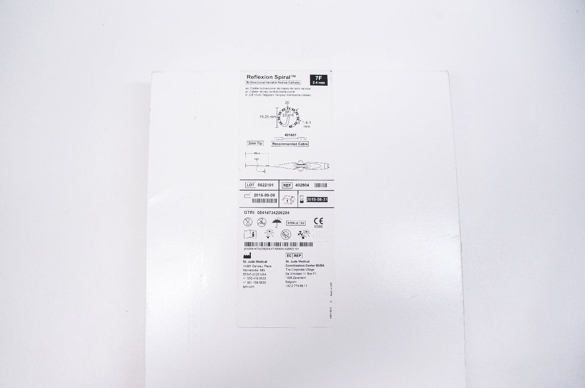 St. Jude Medical 402804 Reflexion Spiral Bi-Directional Variable Radiu ...