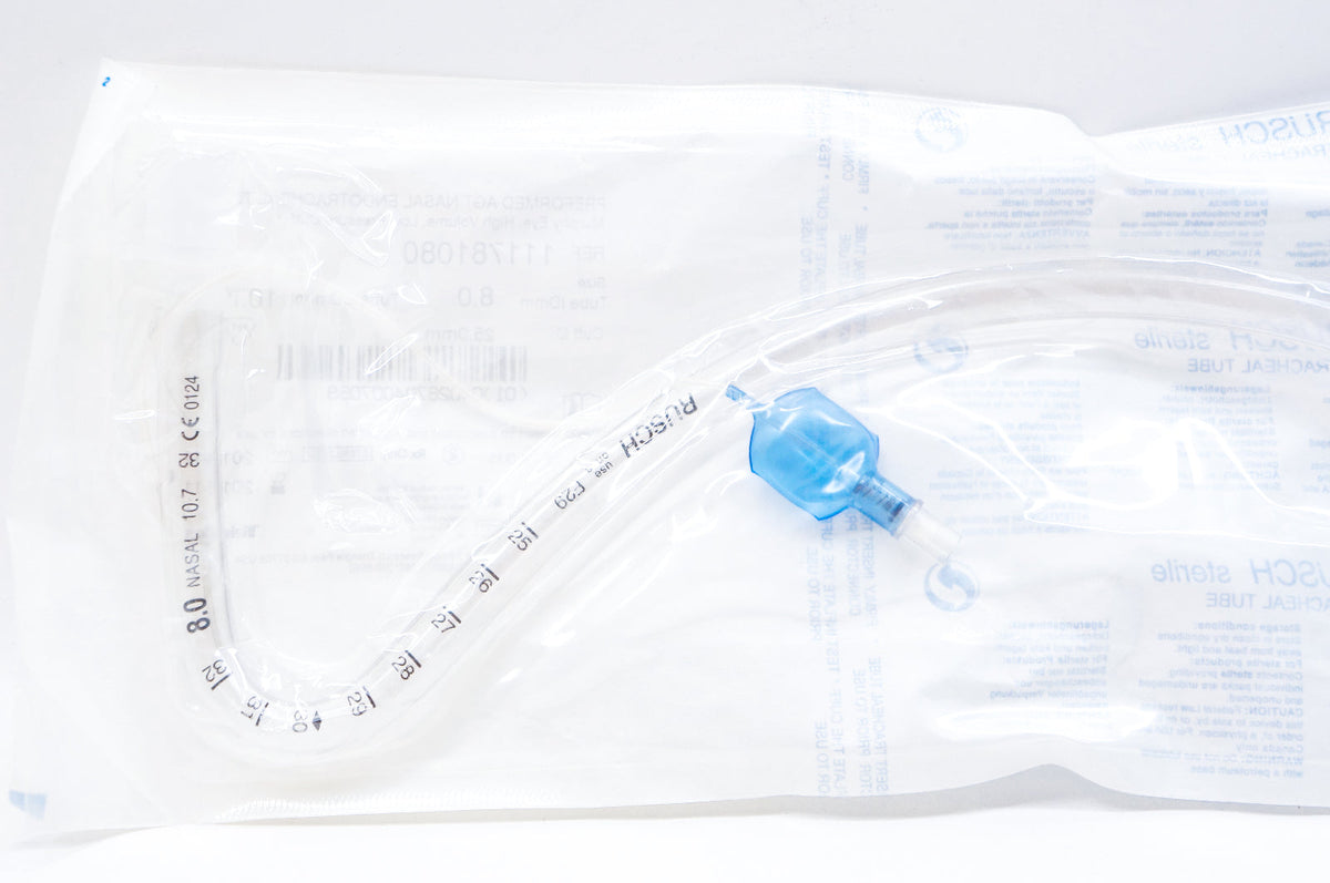 Teleflex 111781080 Preformed Agt Nasal Endotracheal Tube 8.0mm x 10.7m ...