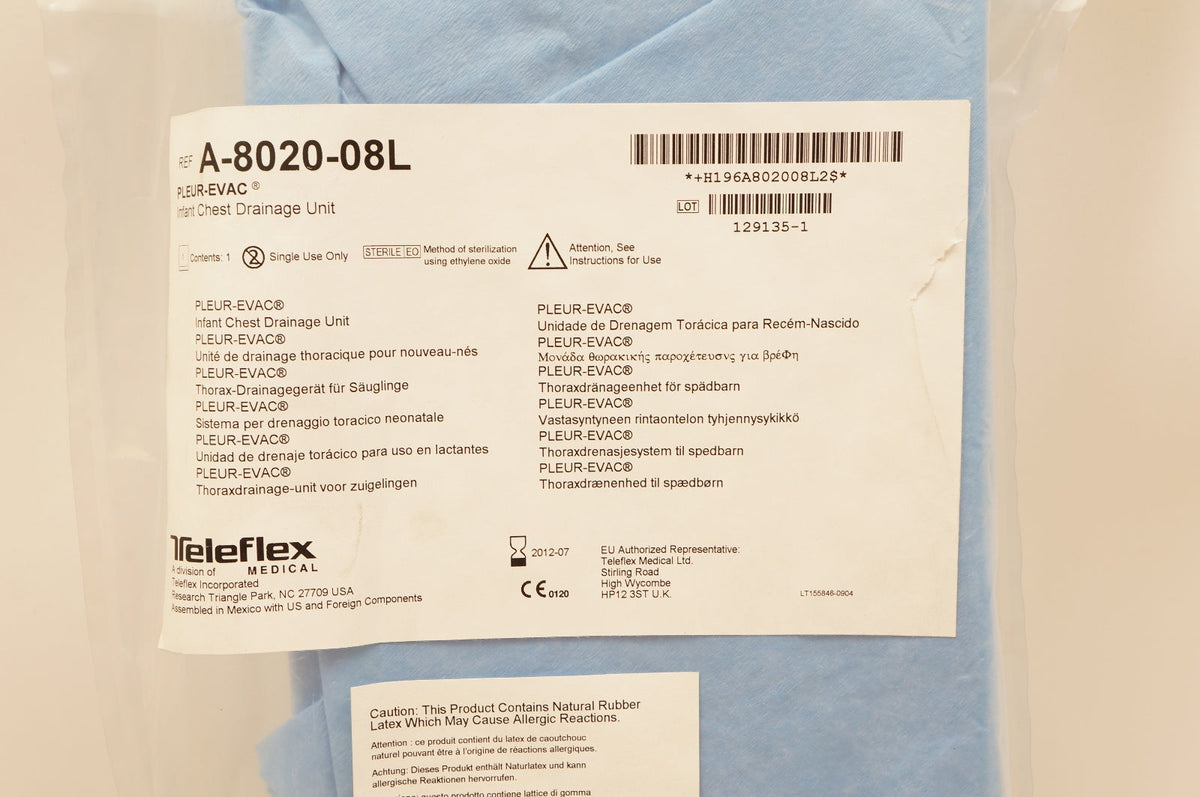 Teleflex A-8020-08L PLEUR-EVAC Infant Chest Drainage Unit (x) – Imedicsales