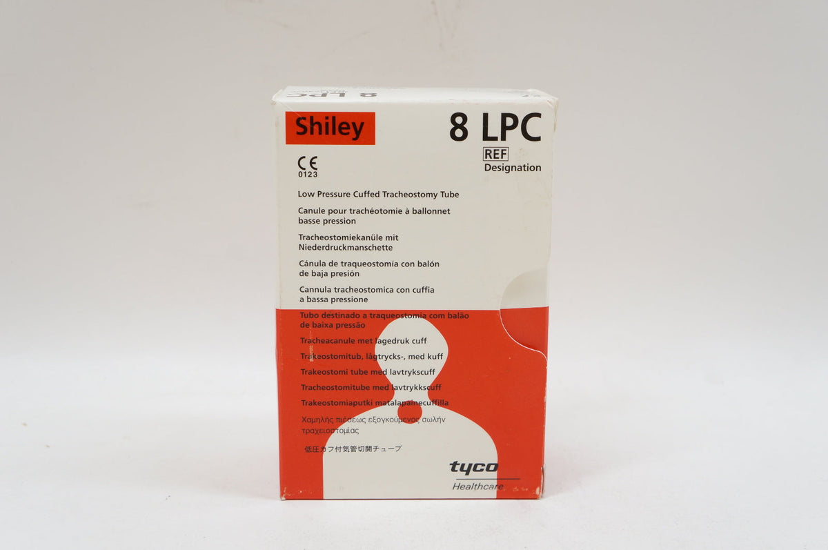 Tyco 8LPC Shiley Tracheostomy Tube 7.6mm x 12.2mm x 81.0mm (x ...