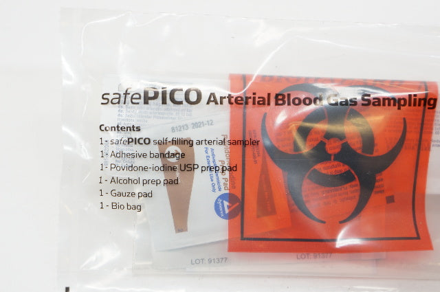 Radiometer 956-616 safePICO Arterial Blood Gas Sampling 23G x 1inch (x ...