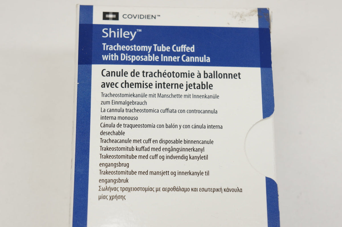 Covidien 8DCT Shiley Tracheostomy Tube Cuffed 7.6mm ID (x) – Imedicsales