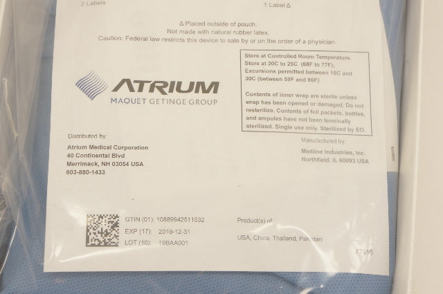 Atrium 17200 Peura Guide Disposable Chest Tube Kit (x) – Imedicsales
