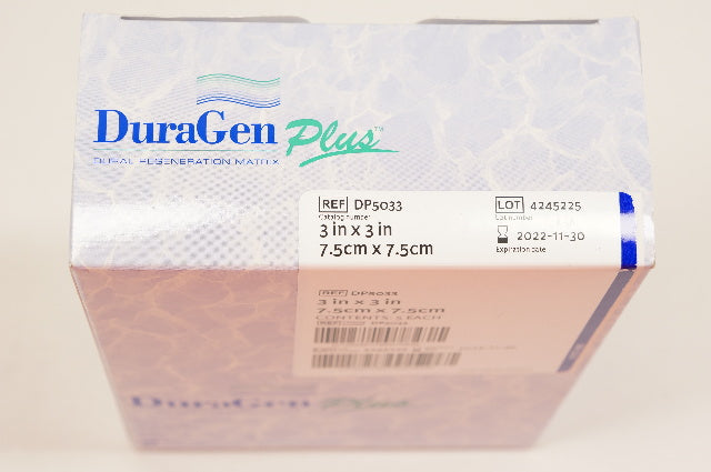 Integra DP5033 Dura Gen Plus Dural Regeneration Matrix 3inch x 3inch ...