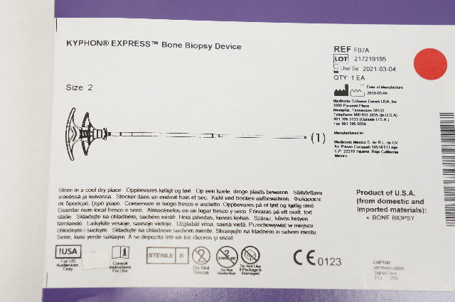 Medtronic F07A KYPHON EXPRESS Bone Biopsy Device, Size 2 – Imedicsales
