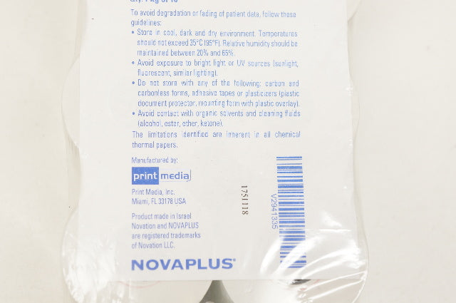 NOVAPLUS V2941335 Medical Chart Paper For Physio Control 804700 - Pack ...