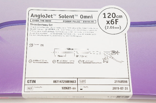 Boston Scientific 109681 AngioJet Solent Omni Thrombectomy Set 6F x 12 ...