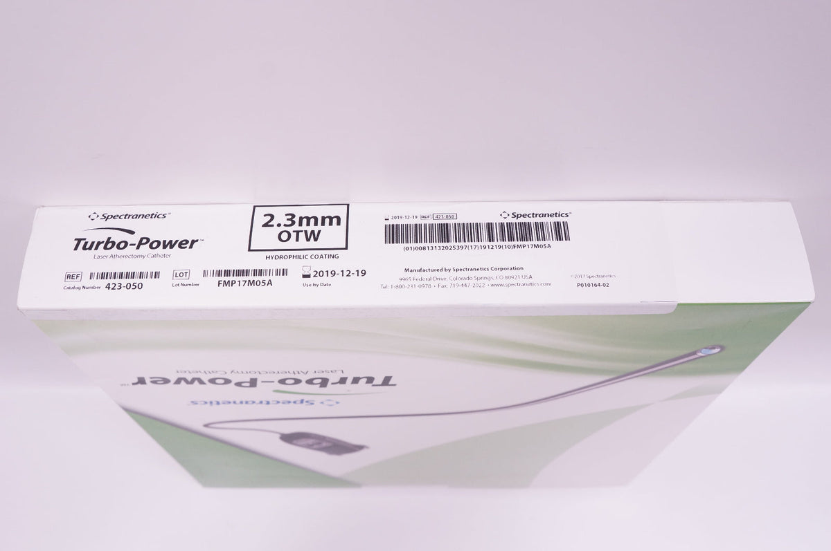 Spectranetics 423-050 Turbo-Power Laser Atherectomy Cath. 2.3mm OTW (x ...