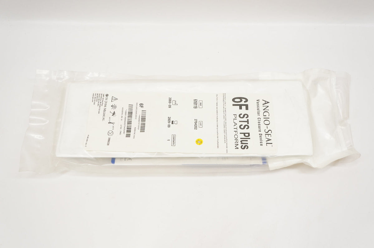 St. Jude Medical 610119 Angio-Seal Vascular Closure Device STS Plus 6F ...