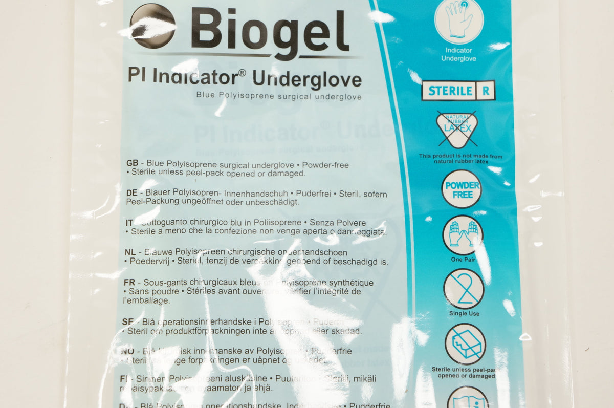 Molnlycke Health Care 41670 Biogel Pl Indicator Underglove, 7 (x ...