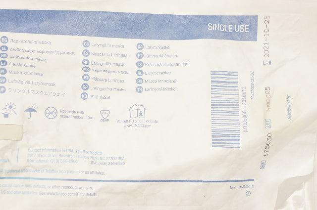 Teleflex 175030 LMA Supreme Laryngoscope Mask Airway, Size 3 30-50kg ...