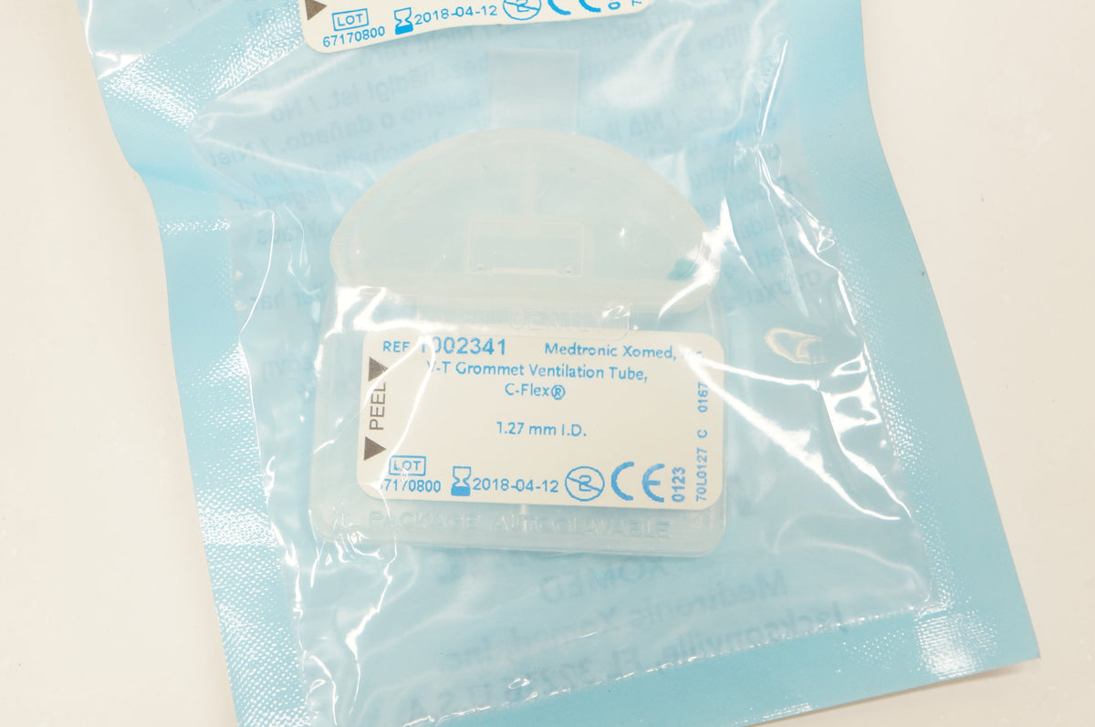 Medtronic 1002341 V-T Grommet Ventilation Tube, C-Flex 1.27mm ID (x ...