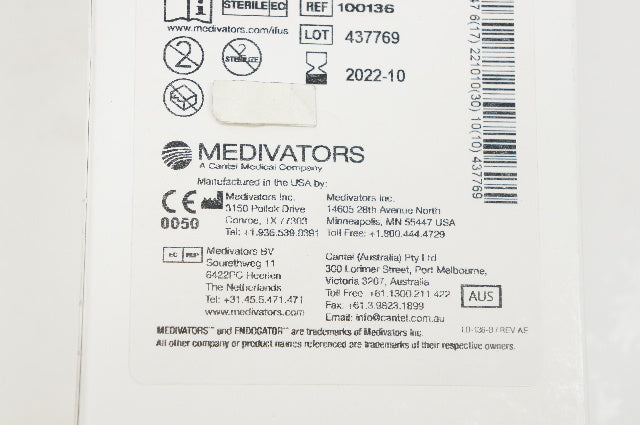 Medivators 100136 ENDOGATOR Channel Adapter - Box of 10 – Imedicsales