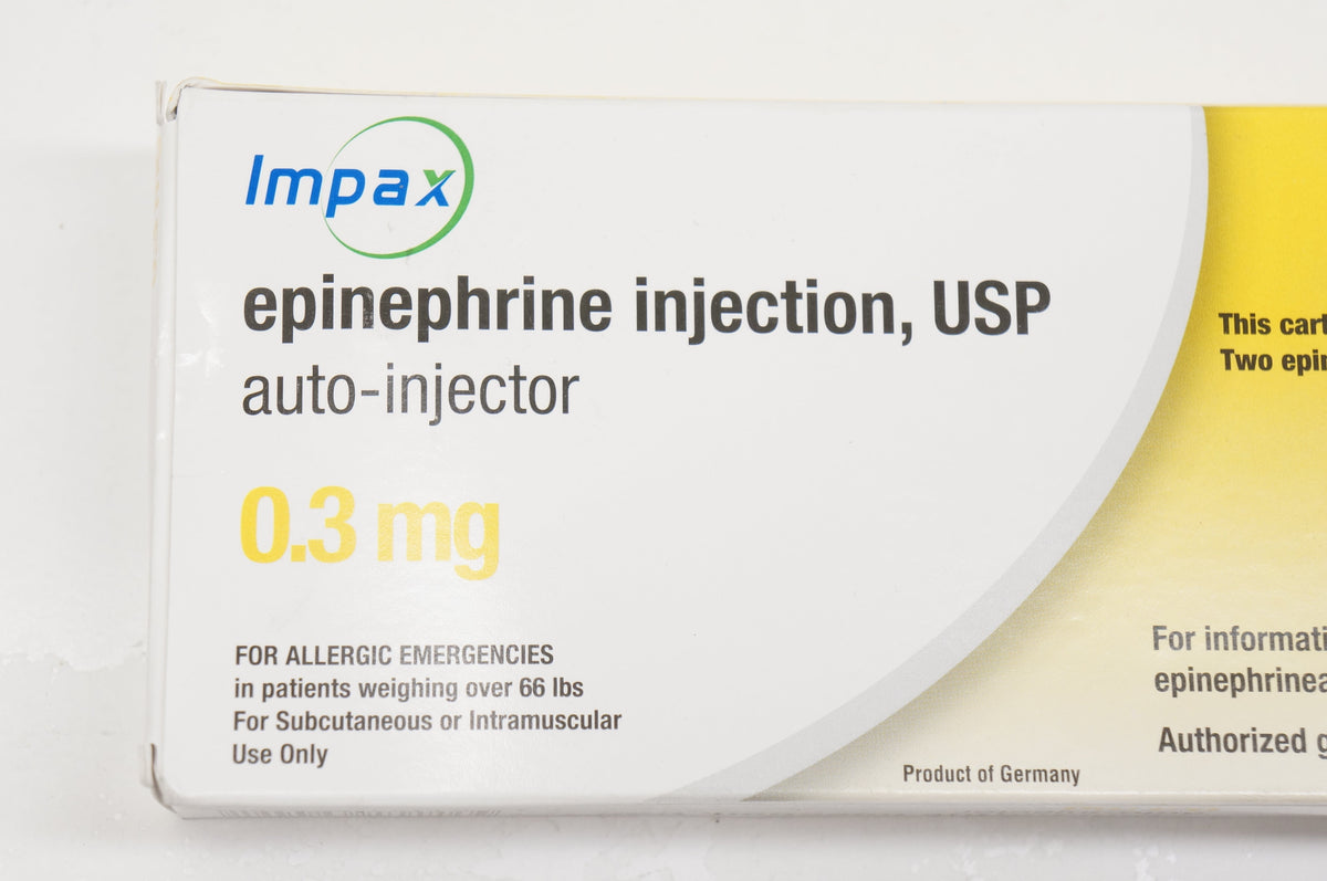 Impax 1879-01 Epinephrine Injection, USP Auto-Injector 0.3mg (x ...