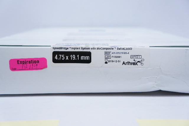 Arthrex AR-2600SBS-4 SpeedBridge Implant System with BioComposite 4.75 ...