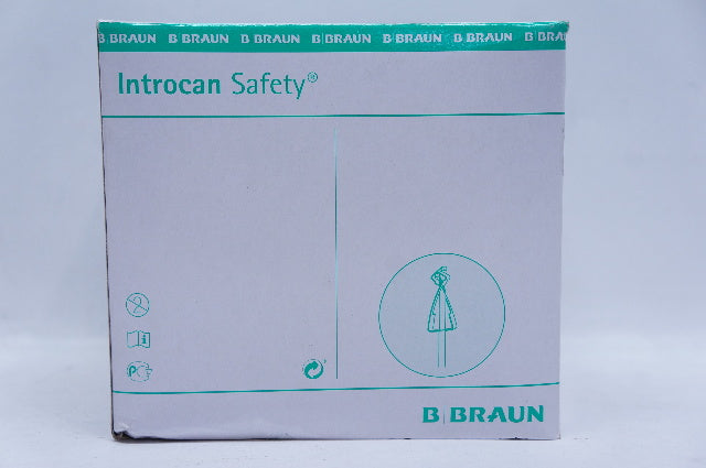 Braun 4252543-02 Introcan Safety IV Cath. 20G x 1inch, 65ml - Box of 5 ...
