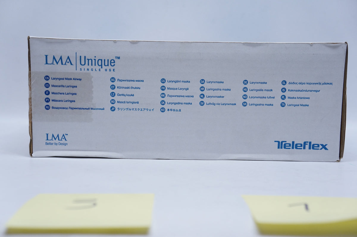 Teleflex 128010 LMA Laryngeal Mask Airway, Size 1 (x) - Box of 10 ...