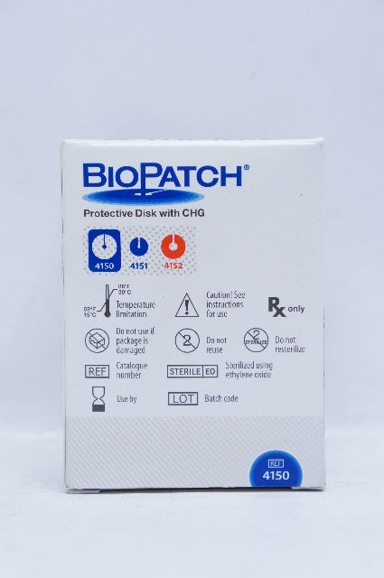 Ethicon 4150 BioPatch Protective Disk with CHG 2.5 cm, 4.0 mm (x) - Bo ...
