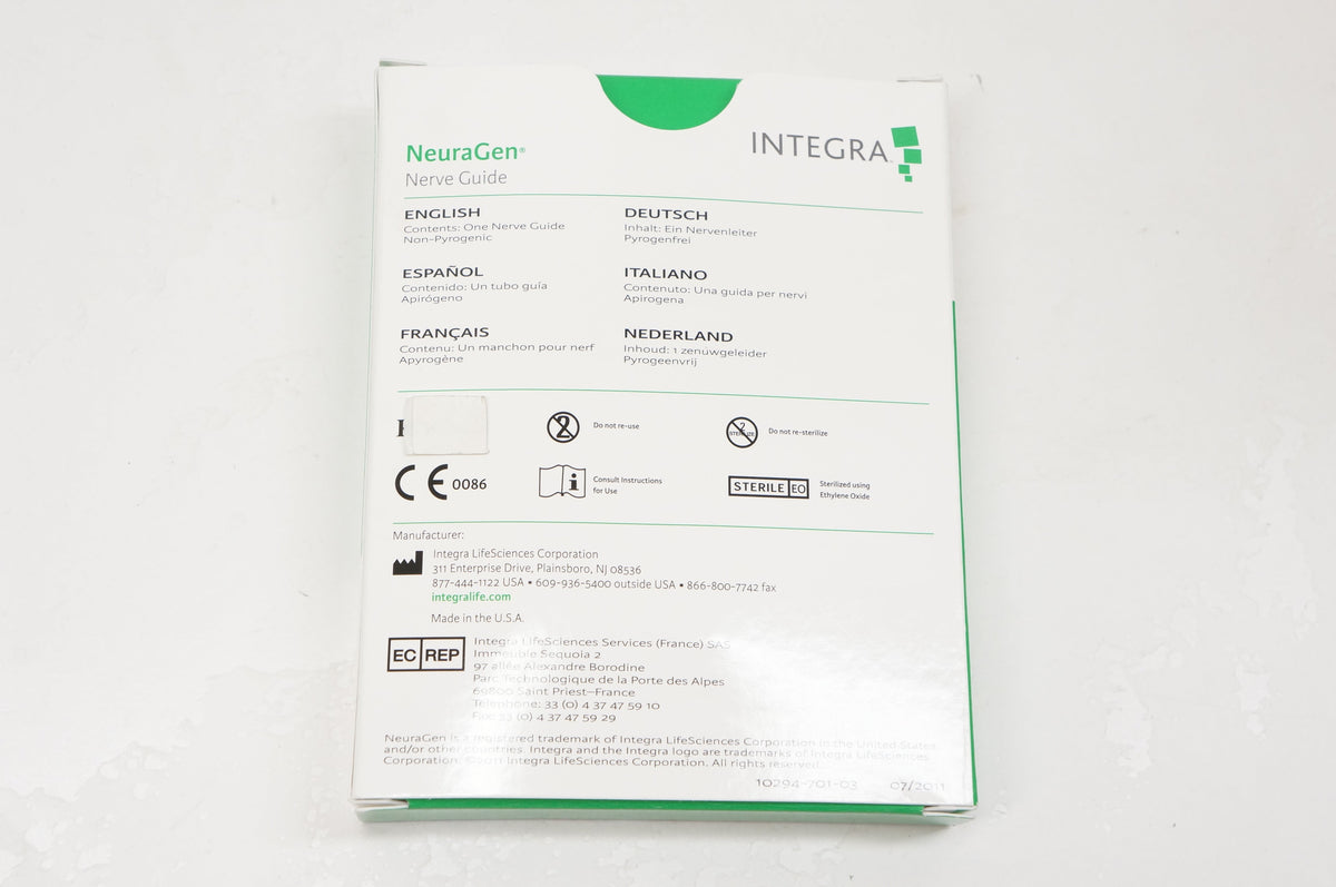 Integra PNG430 NeuraGen Nerve Guide 4mm ID x 3cm Length – Imedicsales