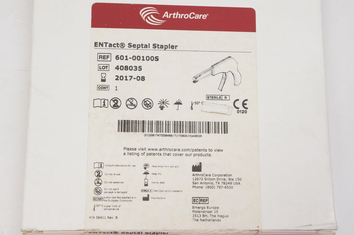 ArthroCare 601-00100S ENTact Septal Stapler (x) – Imedicsales