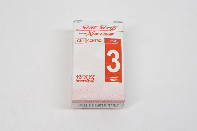 Nova Biomedical 41743 Stat Strip Xpress Glu Control, Level 3 High 4ml ...