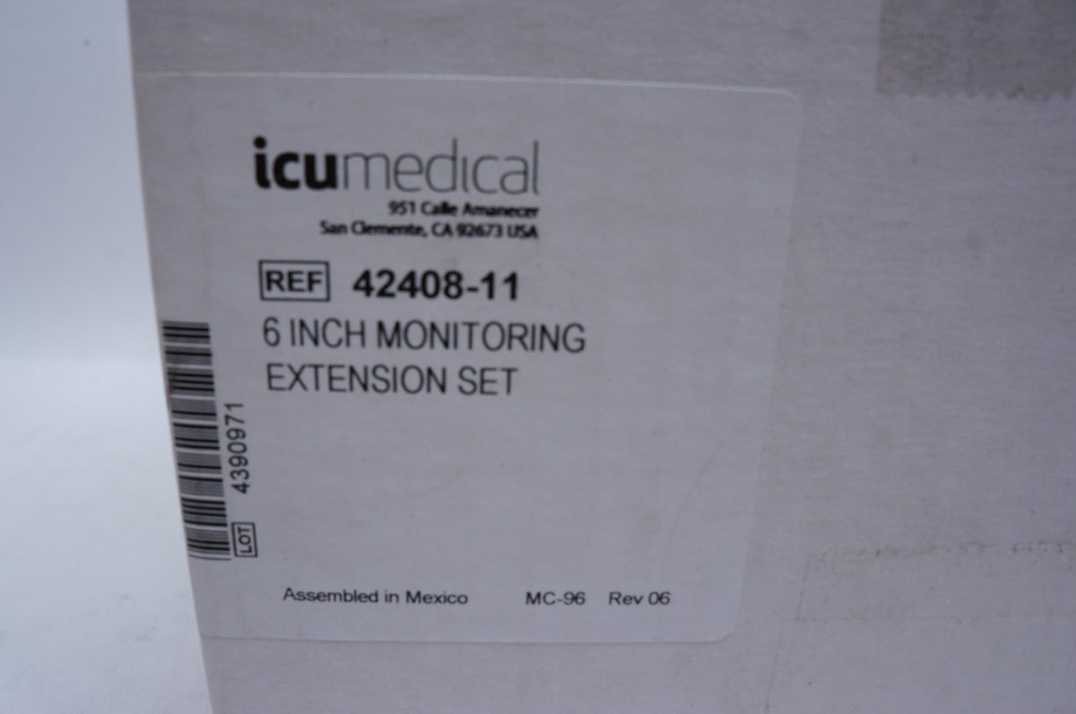ICU Medical 42408-11 Monitoring Extension Set 6inch – Imedicsales