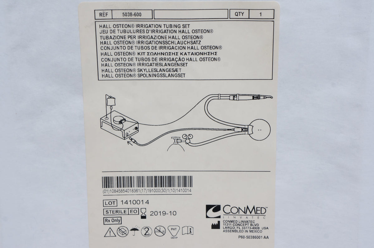 ConMed 5038-600 Hall Osteon Irrigation Tubing Set (x) – Imedicsales