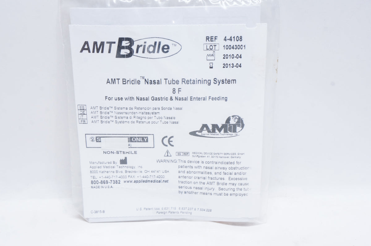 AMT 4-4108 AMT Bridle Nasal Tube Retaining System 8F (x) – Imedicsales