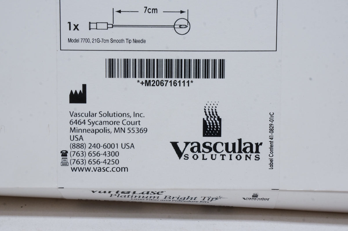 Vascular 7161 VariLase Platinum Bright Tip Laser Fiber, Short Kit (x ...