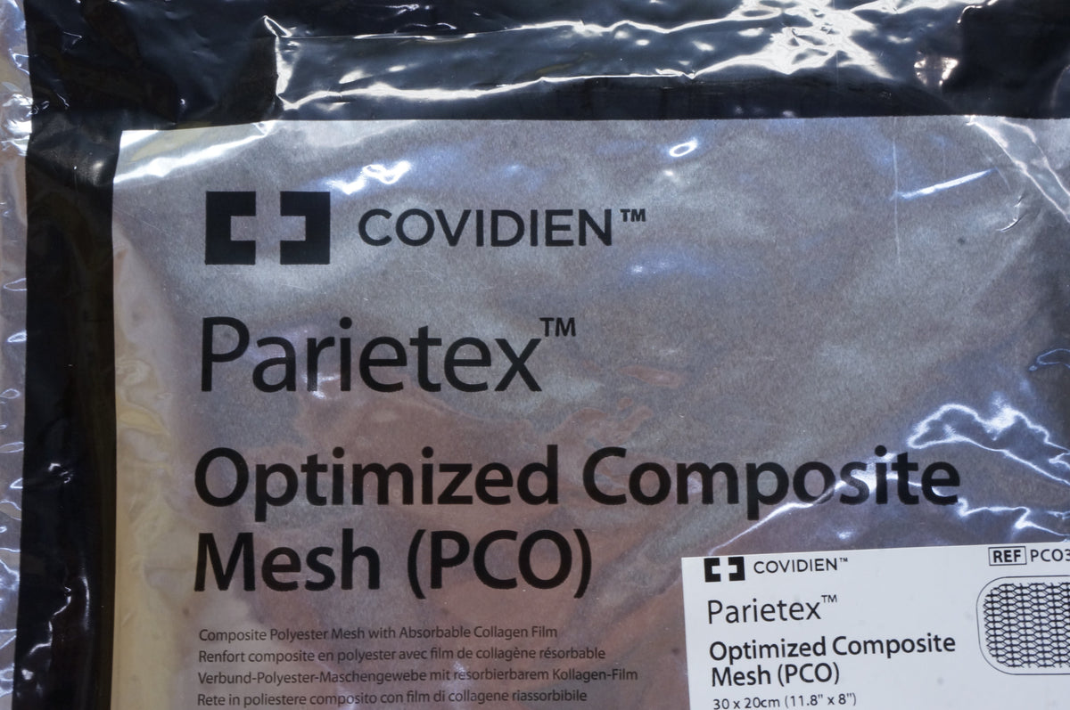 Covidien PCO3020X Parietex Optimized Composite Mesh 30cm x 20cm (x ...