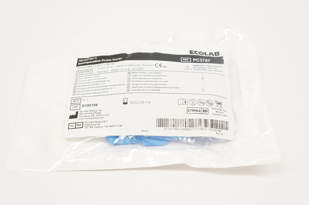 ECOLAB PC3787 MICROTEK Intraoperative Probe Cover 5inch x 96inch ...