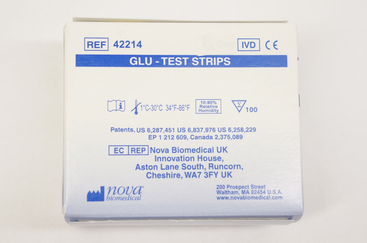 Nova Biomedical 42214 Stat Strip Xpress Glu Test Strips – Imedicsales