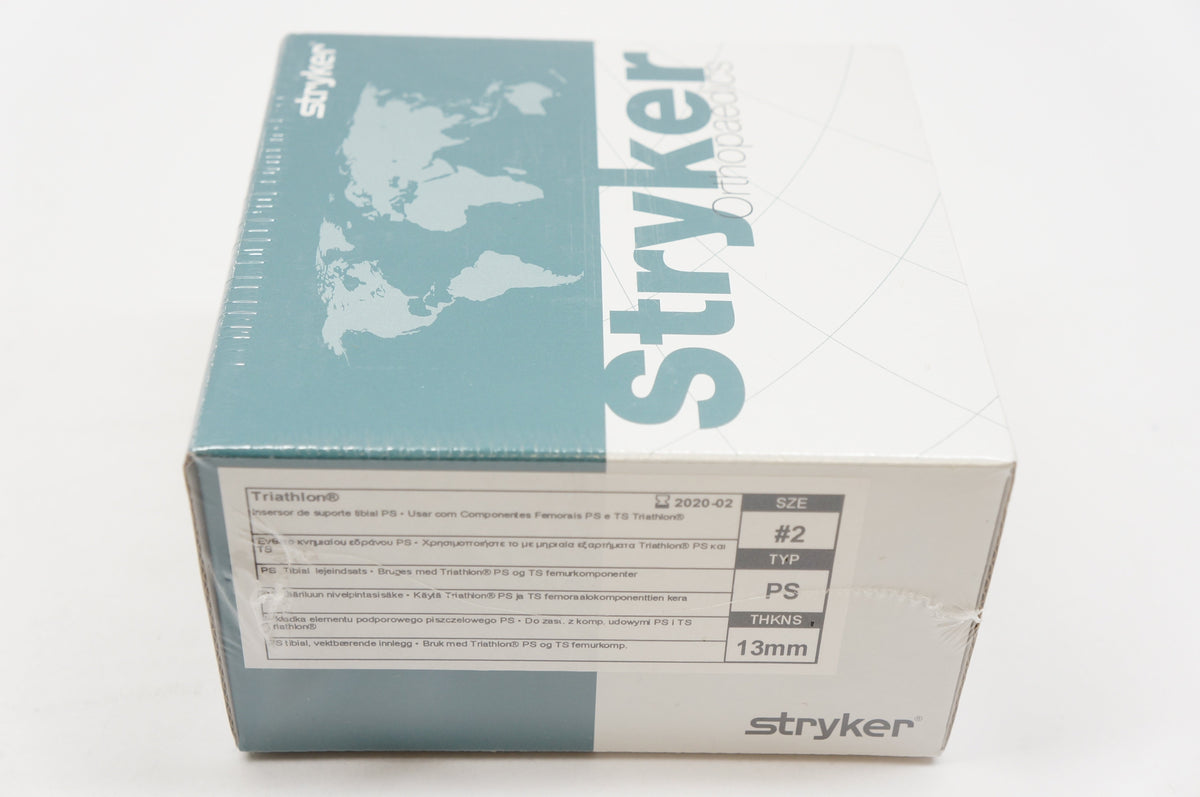 Stryker 5532-P-213 Triathlon Tibial Bearing Insert - PS, Size #2, 13mm ...