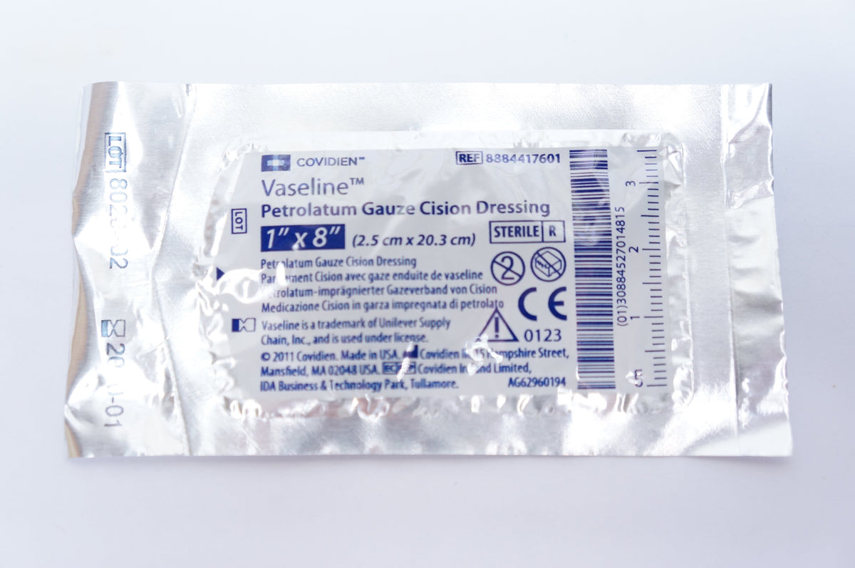 Covidien 888441760 Vaseline Petrolatum Gauze Cision Dressing 1inch x 8 ...