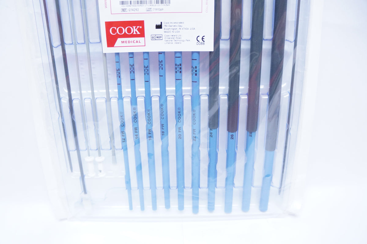 Cook G14292 Amplatz Renal Dilator Set 84cm x 20cm x 30cm x 16cm (x ...