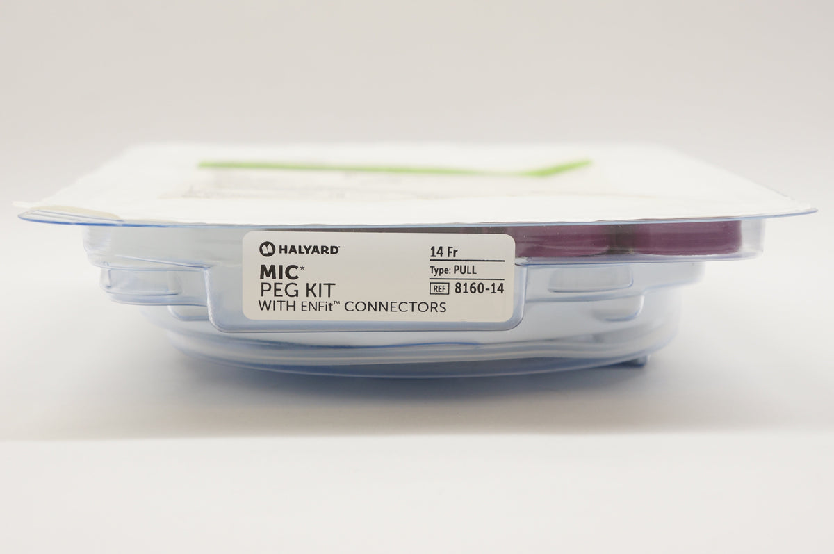 Halyard 8160-14 MIC PEG Pull Kit with ENFit Connectors, 14 Fr (x ...