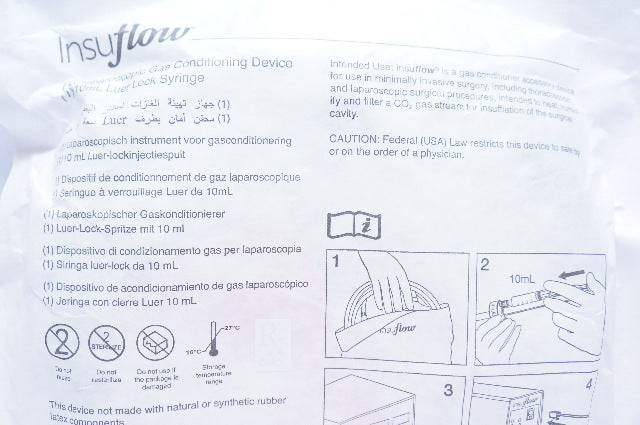 Lexion 6198 Insuflow Laparoscopic Gas Conditioning Device 10mL Luer Lo ...