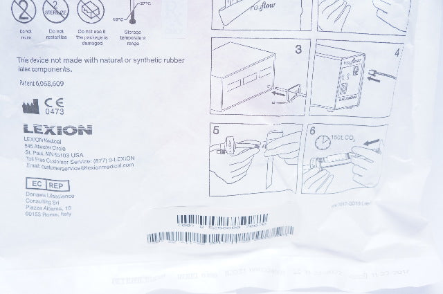 Lexion 6198 Insuflow Laparoscopic Gas Conditioning Device 10mL Luer Lo ...