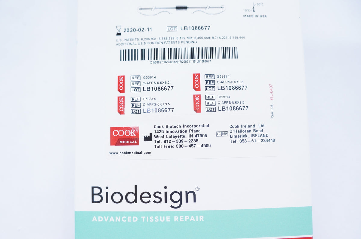 Cook G53614 Biodesign Anal Fistula Plug (x) – Imedicsales